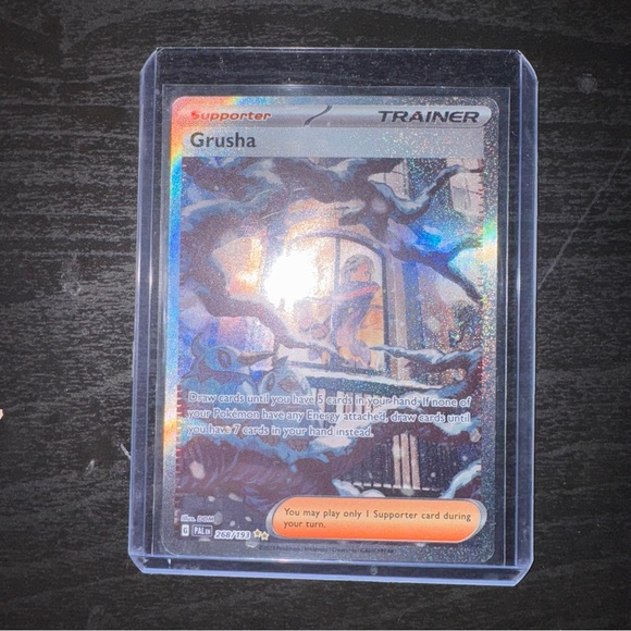 Pokemon | Accessories | Pokemon Grusha Full Art 26893 Card | Poshmark
